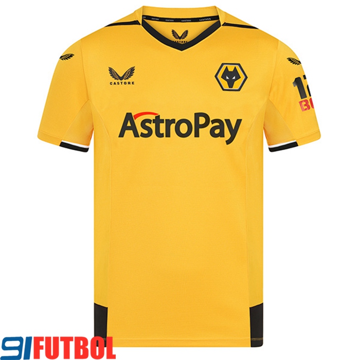 Todo Nueva Camisetas De Futbol Wolves Primera 2022/2023