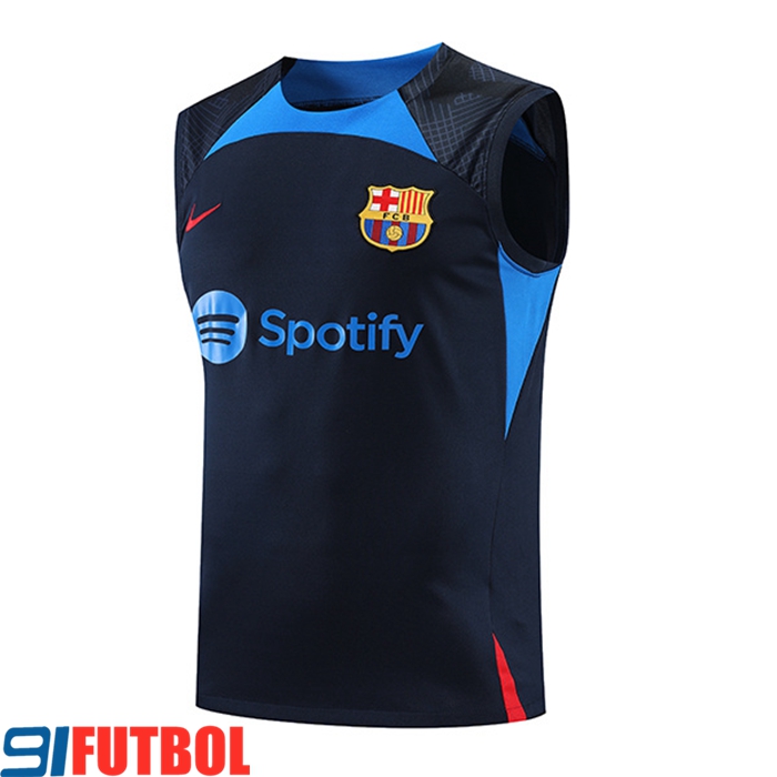 Imagenes De Chalecos De Futbol FC Barcelona Azul Marin 2022/2023