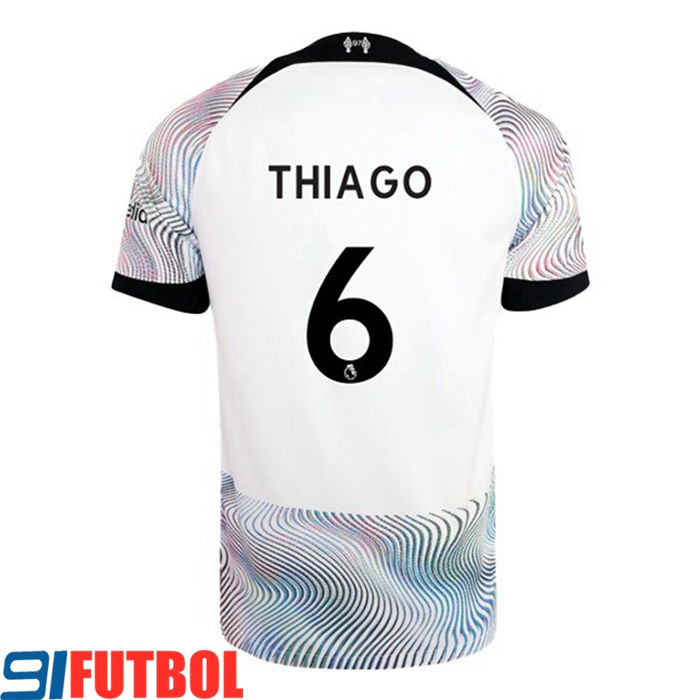 Modelos De Camisetas De Futbol Liverpool (THIAGO #6) 2022/2023 Segunda
