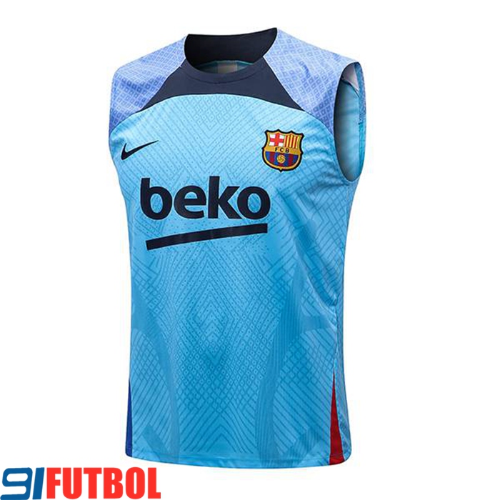 Comprar Training Debardeur FC Barcelona Azul Claro 2022/2023