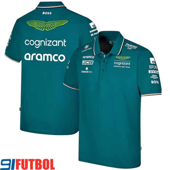 Replicas Polo F1 Aston Martin Team Verde 2023