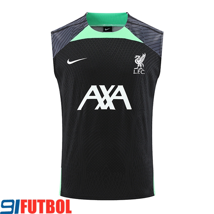 Diseñar Chalecos De Futbol FC Liverpool Negro 2023/2024