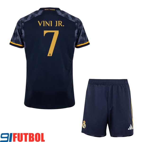 Venta De Camisetas De Futbol Real Madrid (VINI JR. #7) Ninos 2023/2024 Segunda